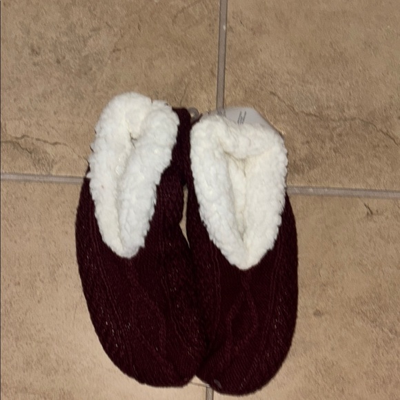 Mixit | Shoes | Mixit Burgundy Slippers With Soft White Lining | Poshmark